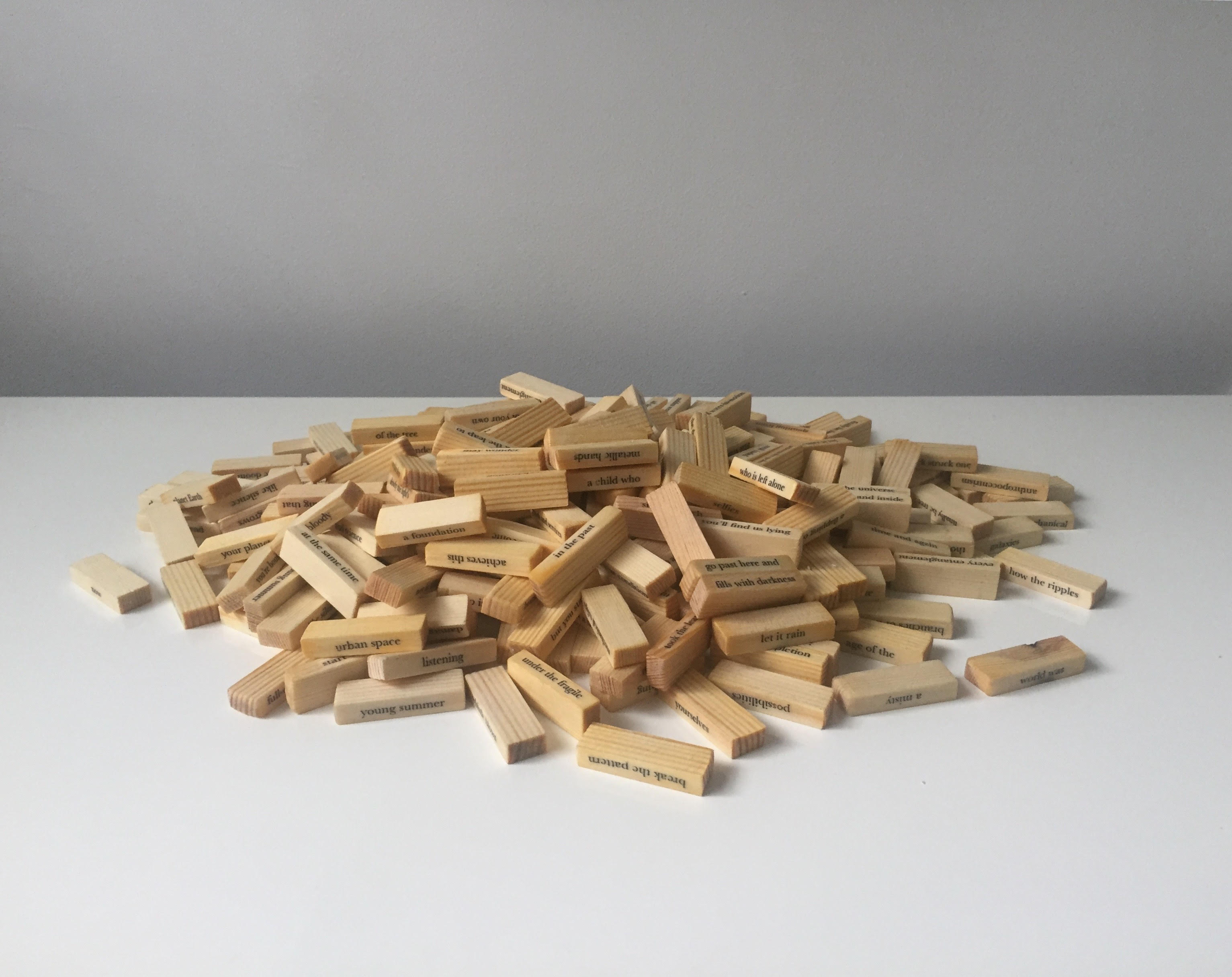 A Tiny Jenga by Astra Papachristodoulou